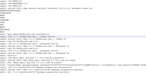 Python Printing Smtp Server Replies Onto A Filevariable Stack Overflow