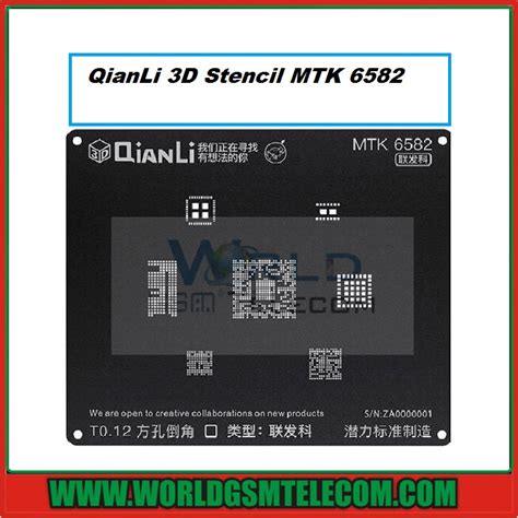 Qianli 3d Stencil Mtk……………………………… 6582 World Gsm Telecom