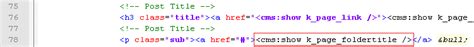 Diving Deep The Blog Part 1 Documentation CouchCMS A Simple