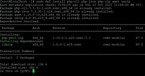 cách cài đặt và sử dụng php composer trên centos 8 hotline 0972710812