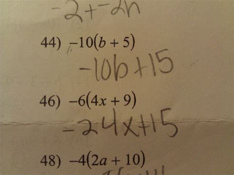 Distributive Property Math Mistakes