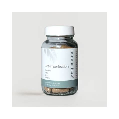 Complément Alimentaire Pour Une Peau Sans Imperfections