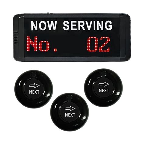 Number Calling System Wireless Restaurant Pager Queue Management System