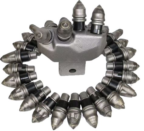 Bullet Teeth Enhanced Drilling Efficiency Apie Foundation Equipment