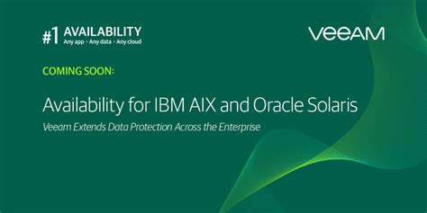 Availability For Ibm Aix And Oracle Solaris With Veeam Availability