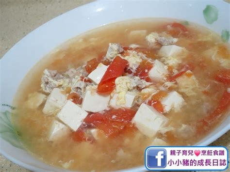 營養靚湯番茄豆腐豬肉碎蛋花湯食譜做法 kinseymama的Cook1Cook食譜分享