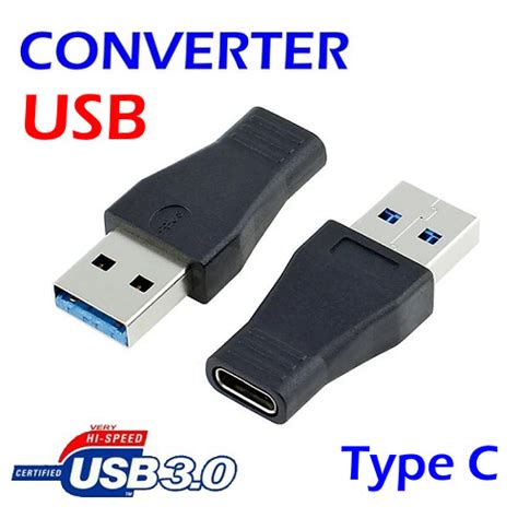 Jual Adapter Converter USB 3 0 Male To USB 3 1 Type C Female Sambungan Transfer Data High Speed