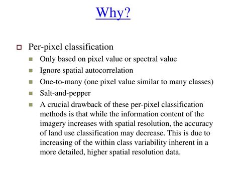 Ppt Object Oriented Classification Powerpoint Presentation Free