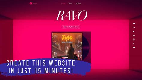 do it yourself tutorials how to create a website for musicians in