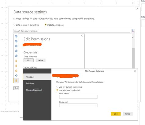 Solved Manage Data Source Credentials In Power Bi Desktop