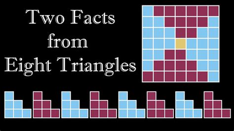 Eight Triangular Arrays Visual Proof Youtube