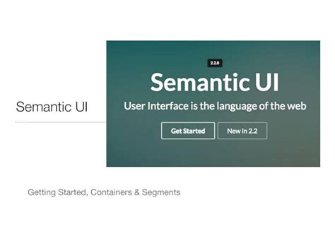pdf semantic ui semantic ui styles by adopting speciﬁc classes