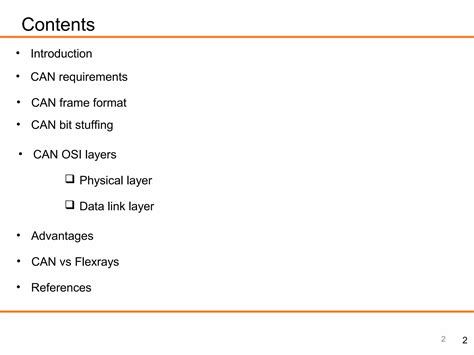 Controller Area Network Can Bus Ppt Ppt