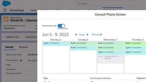 Scheduling Recommendations In Salesforce Dayback