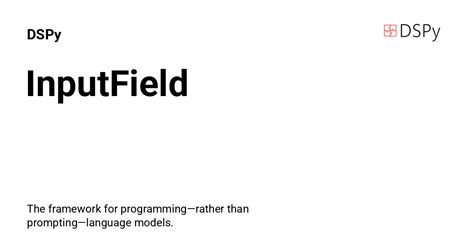 Inputfield Dspy