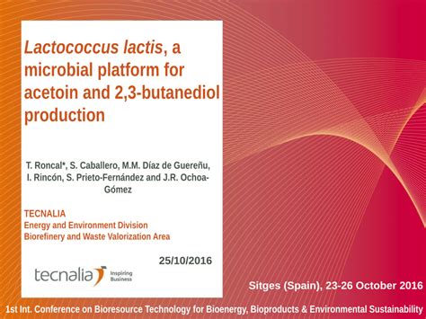 Pdf Lactococcus Lactis A Microbial Platform For Acetoin And 23 Butanediol Production