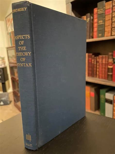 Aspects Of The Theory Of Syntax By Chomsky Noam Near Fine Hardcover