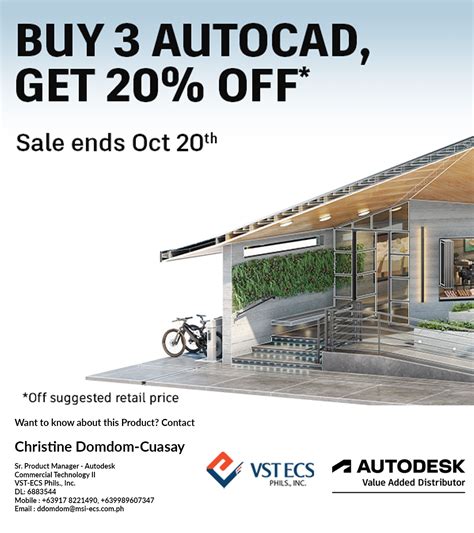Actual Promo Autocad Multipack Promotion Vst Ecs Phils Inc Autodesk Autocad