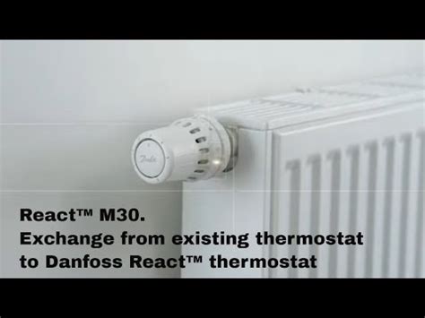 Danfoss React M Termostat Hvid G