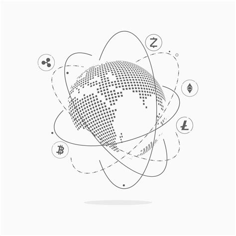 Abstract Cryptocurrency Blockchain Technology Background Vector Illustration 527100 Vector Art