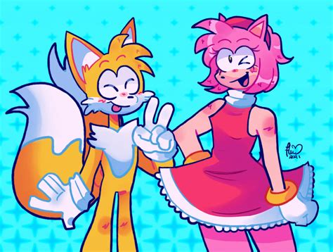 Sonic X Amy And Tails