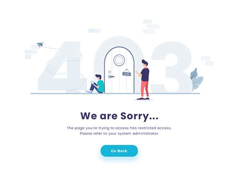 403 Forbidden Page Access Denied Business Card Design Simple