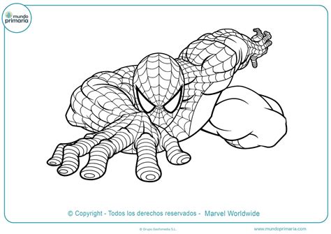 Dibujos Para Colorear Spiderman Para Niños