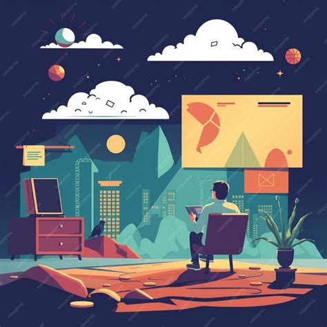 Graphic Designer Concept Illustration Premium Ai Generated Image