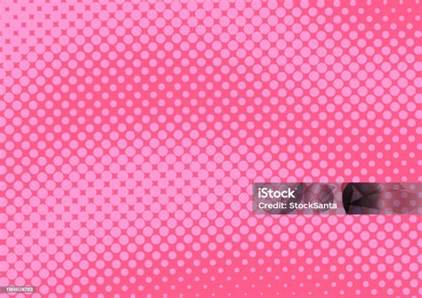 하프 톤 도트 디자인 벡터 일러스트 Eps10 복고풍 만화 스타일의 파스텔 핑크 팝 아트 배경 1960 1969 년에 대한 스톡 벡터 아트 및 기타 이미지 Istock