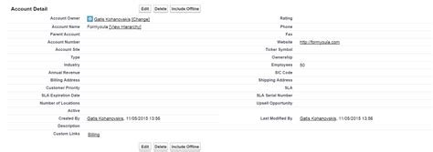 Create New Account Record Customer Feedback And Support For