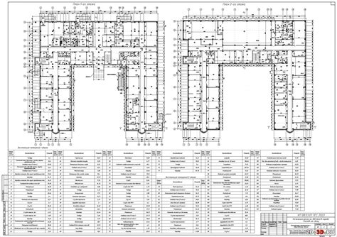 План сельской школы чертеж