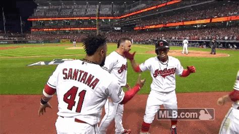 High Five Cleveland Indians  By Mlb Find And Share On Giphy