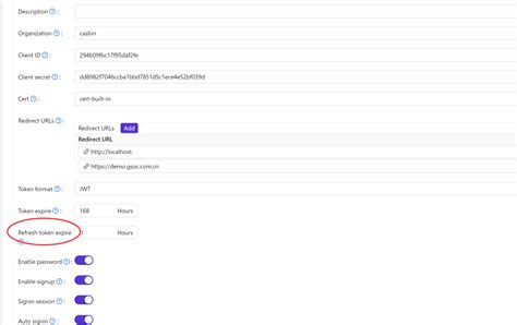 How To Set Refreshtoken Expire Time · Issue 1851 · Casdoorcasdoor · Github