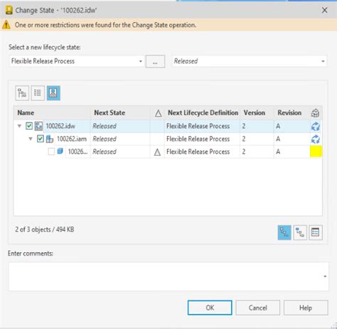File Is Not The Latest Restriction When Attempting To Change State Or Category Of A File In Vault