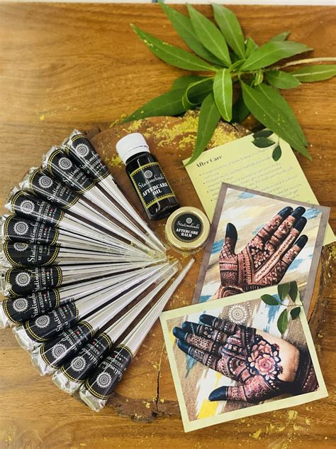 Mehndi Kit 12 Cones Aftercare Balm Aftercare Oil Stuti Mehndi