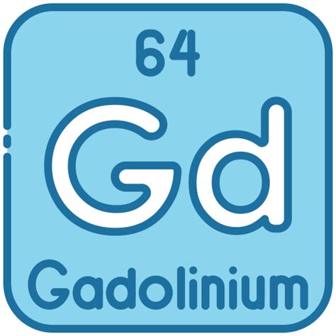 Gadolinium Generic Color Lineal Color Icon