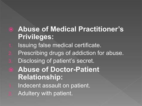 Professional Misconduct Ppt