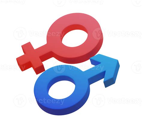 3d Rendering Gender Symbol Man And Woman Sign 19144974 Png