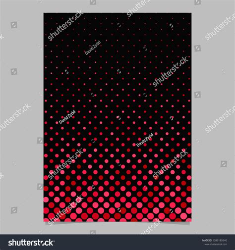 Red Abstract Dot Pattern Brochure Background Stock Vector Royalty Free 1389185540 Shutterstock