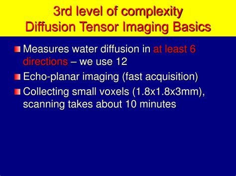 ppt dti basics water diffusion powerpoint presentation free