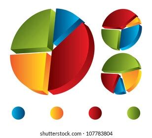 Set Pie Graphic Chart Stock Vector Royalty Free Shutterstock