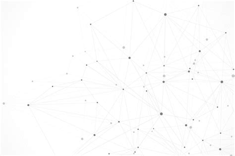 Premium Vector Abstract Polygonal Background With Connected Lines And Dots Minimalistic