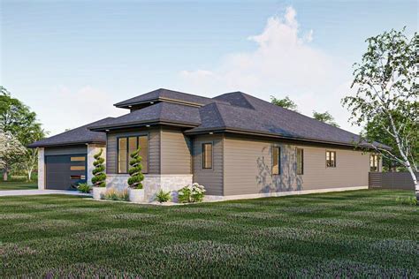 Single Story 4 Bedroom Modern Prairie Style House Under 3 000 Square
