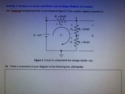 Solved Activity Resistors In Series And Ohm S Law Chegg Com