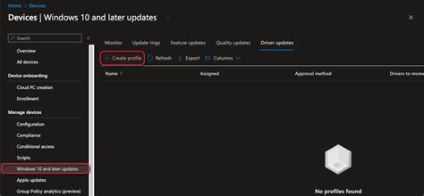 Get Started With Intune Driver Update Management Modern Device Management