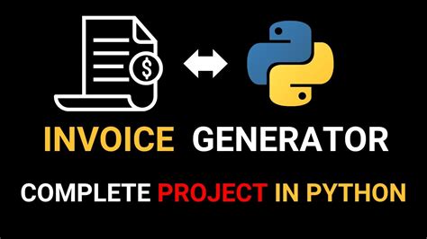Python Invoice Generator Project For Beginners In Hindi Invoice Automation System Youtube