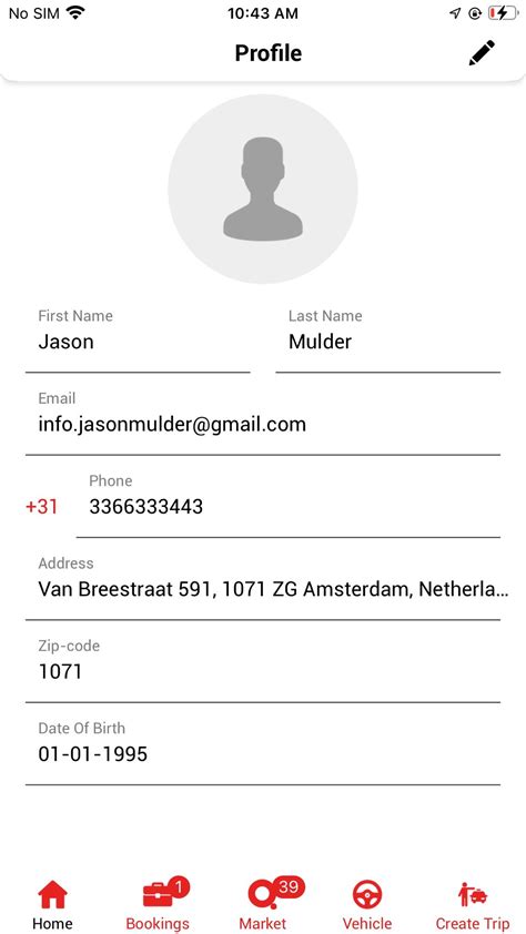 Update Profile Information Qatch