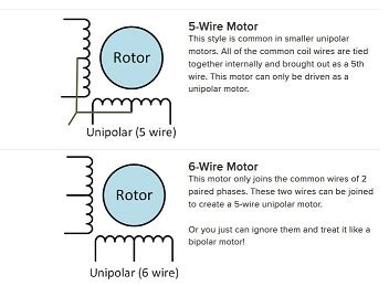 Convert A Unipolar Stepper Motor To Bipolar Arduino DroneBot