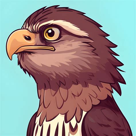 Illustrated Eagle Portrait Free Download Ai Scribbles