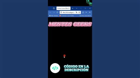 Cómo Crear Un Cursor Personalizado Html Css Y Javascript